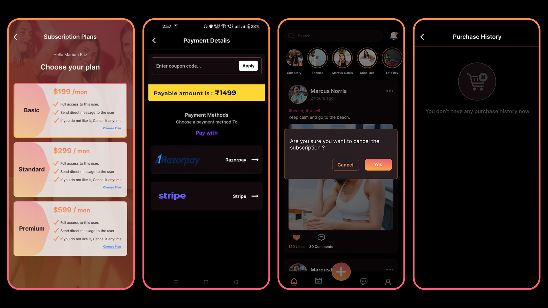 DTFansOnly - Paid Content Creators Flutter App - Android - iOS - admin panel - patreon ...